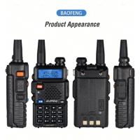 China 128 Channel Baofeng UV-5R Walkie-Talkie Water Resistant 5-10KM Range VHF UHF Frequency for sale