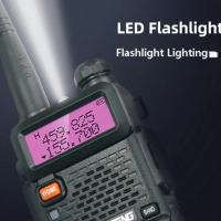China 128 Channel Baofeng UV-5R Walkie-Talkie Water Resistant 5-10KM Range VHF UHF Frequency for sale