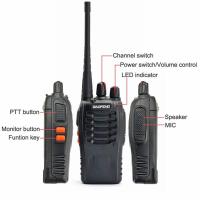 China BF888S Two Way Radio 5W Output Power 400-470MHZ Frequency and Handheld Terminal Style for sale