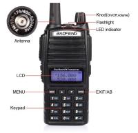 China 220g Black UV82 8W BAOFENG Dual Band 2 Way Walkie Talkie UV-82 and Top Selling Radio for sale