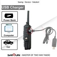 China 8W Output Power Baofeng UV-5R Plus Tri-Power Ham Radio Transceiver with USB-C Charging for sale