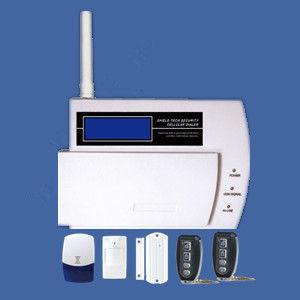 China GSM wireless home alarms in LCD screen supporting CID for sale