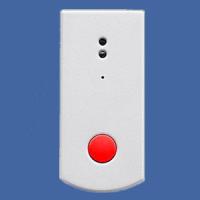 China wireless panic button with rechargeable Li-ion battery in 150M emission distance for sale