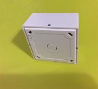 China Piezo siren in white color and ABS housing with rated Voltage:12VDC for sale