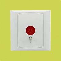 China Panic buttons with key in Housing ABS and white for siren horn strobe lights for sale