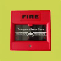 China Resettable call point in clear plastic cover siren horn strobe lights for sale