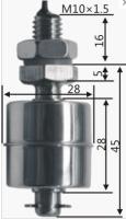 China stainless steel float level switch Ideal for water or other liquid with PH-/PH+ for sale