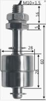 China stainless steel float level switch Ideal for water or other liquid with PH-/PH+ for sale