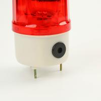 China 2 wires Rotary IP55 LED Warning Light Alarm Light with Sound In ABS material for out door application for sale