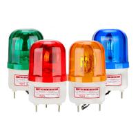 China 2 wires Rotary IP55 LED Warning Light Alarm Light with Sound In ABS material for out door application for sale