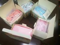 China Earloop Disposable Non Woven Face Mask 95% BFE with Melt Blown Fabric Material for sale