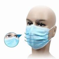 China Melt Blown Fabric 3 Ply Disposable Face Mask Health Protection Dust proof, spittle splashing Shut Out for sale