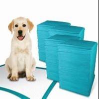 China Blue White Super Absorbent Dog Pee Pads Dog Chewing Puppy Pads 60x60cm for sale