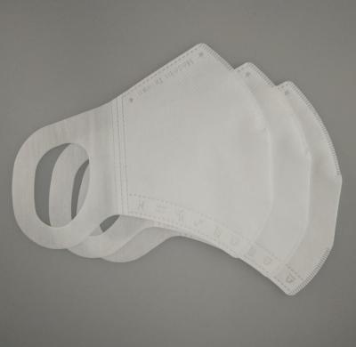 China dults3D elastic earstring protective afce mask  integrated non woven face mask for sale