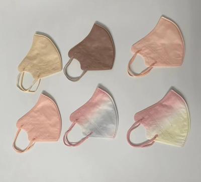 China Ear Paragraph Rope Spunlace Three Dimensional Face Mask Gradient Non Woven for sale