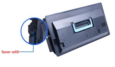 China 40000PP Kyocera Ecosys Toner , TK710 Black Laser Toner Cartridge for sale