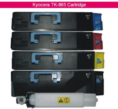 China Kyocera Toner Cartridge TK865 Compatible For Kyocera TASKalfa 250ci / 300ci / 400ci for sale