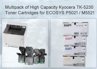 China Kyocera ECOSYS M5521 ECOSYS P5021 Printers Toner cartridge TK-5230 Multipack CMYK for sale