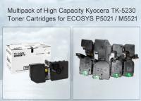 China Kyocera ECOSYS M5521 ECOSYS P5021 Printers Toner cartridge TK-5230 Multipack CMYK for sale
