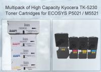 China Kyocera ECOSYS M5521 ECOSYS P5021 Printers Toner cartridge TK-5230 Multipack CMYK for sale
