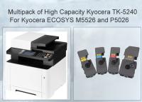 China Kyocera TK-5240 CMYK Multipack Laser Printer Toner Cartridge For Kyocera Ecosys M5526cdw for sale