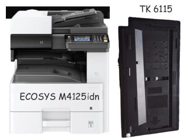 China M4125idn Kyocera Ecosys Toner TK 6115 High Yield Printing 15K CE SGS Approval for sale