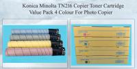China Konica Minolta TN216 Copier Toner Cartridge Value Pack 4 Colour For Photo Copier for sale