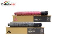 China Genuine Ricoh Savin Lanier Printer Ink Cartridges Mp C305 Print Cartridges Set Of 4 Cmyk For Mpc305sp for sale
