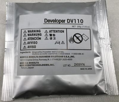 China Konica Minolta Bizhub 211 Developer DV 110 Bags Black For Bizhub 162 163 220 for sale