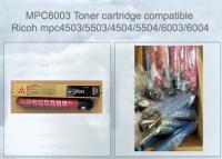 China Mp C6003 Cymk Printer Toner Cartridge Compatible For Mpc4503 With Chip for sale