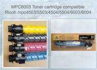 China Mp C6003 Cymk Printer Toner Cartridge Compatible For Mpc4503 With Chip for sale