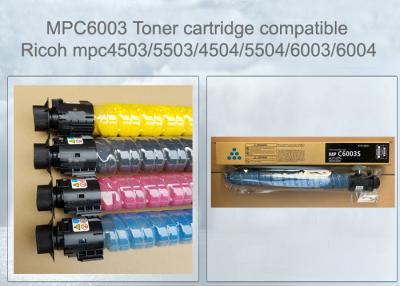 China Mp C6003 Cymk Printer Toner Cartridge Compatible For Mpc4503 With Chip for sale