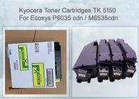 China KYOCERA TK-5150Y TONER CARTRIDGE 1T02NSANL0 FOR ECOSYS 6535, 4 PCS PER SET 10K PAGES for sale