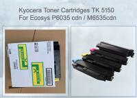 China KYOCERA TK-5150Y TONER CARTRIDGE 1T02NSANL0 FOR ECOSYS 6535, 4 PCS PER SET 10K PAGES for sale