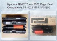 China Kyocera TK-132 Copier Toner Cartridge Black Laser - 7200 Pages / 1 Each for sale