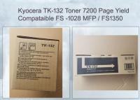 China Kyocera TK-132 Copier Toner Cartridge Black Laser - 7200 Pages / 1 Each for sale