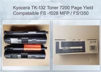China Compatible Tk-132 Tk132 Black Toner For Kyocera Mita Fs-1028mfp Fs-1300d Fs-1350 for sale