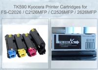 China Kyocera TK590K Toner Cartridge Black For FS-C2526 C2626 M6026 M6526 for sale