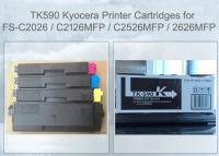 China Kyocera TK590K Toner Cartridge Black For FS-C2526 C2626 M6026 M6526 for sale