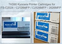 China Kyocera TK590C Toner Cartridge Cyan FS-C2526 C2626 M6026 M6526 Compatible for sale