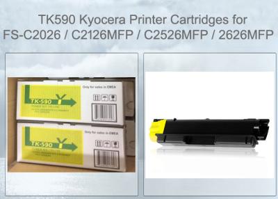 China Kyocera TK590Y Toner Cartridge Yellow FS-C2526 C2626 M6026 M6526 Compatible for sale