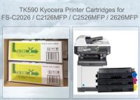 China Kyocera TK590Y Toner Cartridge Yellow FS-C2526 C2626 M6026 M6526 Compatible for sale