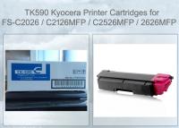 China Cheap Kyocera TK590 Printer Toner Cartridges Printing Up To 5000 Pages for sale