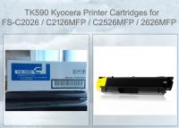 China Kyocera FS-C2026MFP Copier Toner Cartridge For Kyocera Mita TK590 CMYK EU Version for sale