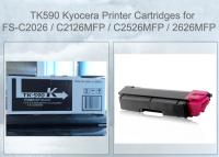 China Kyocera TK-590 Ecosys FS-C2126MFP Compatible Rainbow Pack Contains 4 Color Toner for sale
