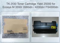 China Kyocera Mita Copier Toner Cartridge TK3130 Black 1T02LV0NL0 Standard Capacity for sale