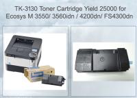 China Compatible Black TK3130 Kyocera Printer Toner Cartridges For Kyocera ECOSYS M3550idn for sale