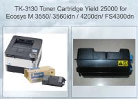 China Kyocera Ecosys Toner FS4200 Black Laser TK3130 High Yield 25000P for sale