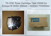 China Kyocera Ecosys Toner FS4200 Black Laser TK3130 High Yield 25000P for sale