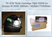 China Compatible Kyocera Copier Toner Cartridge 1T02LV0NL0 TK3130 Black 25000 Page Yield for sale